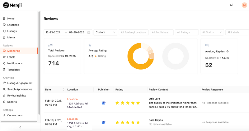 How to Respond to Reviews with Marqii | Review Management